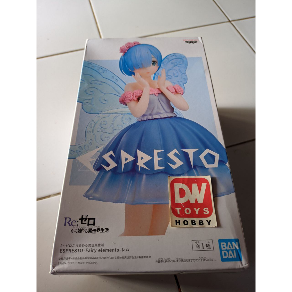 Prize Figure Re: Zero Original Banpresto Esptesto Rem Fairy Element ver ...