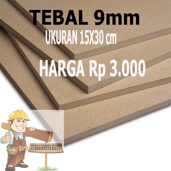 Mdf Board 9mm Size 15x30 cm | Shopee Malaysia