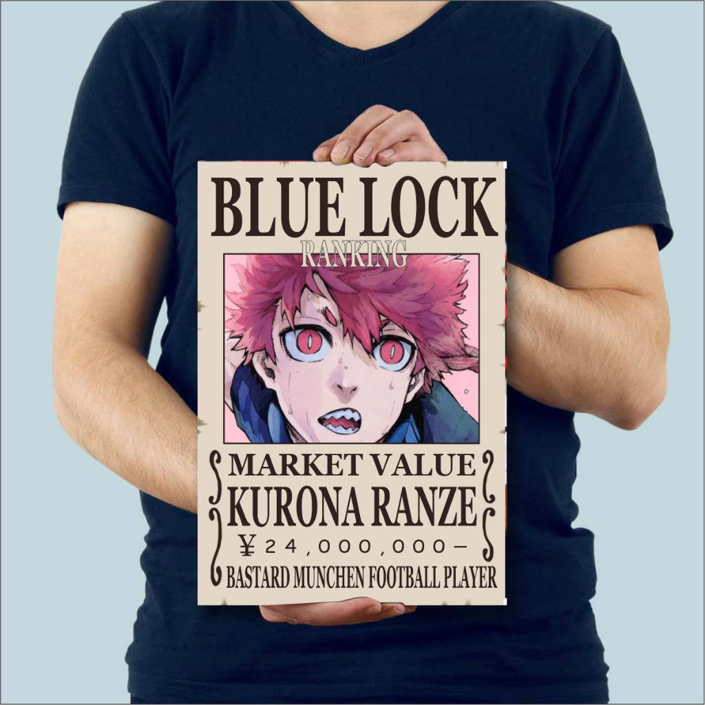 Poster Collection A4 Anime Blue Lock Ranking - Bounty Poster Decoration ...