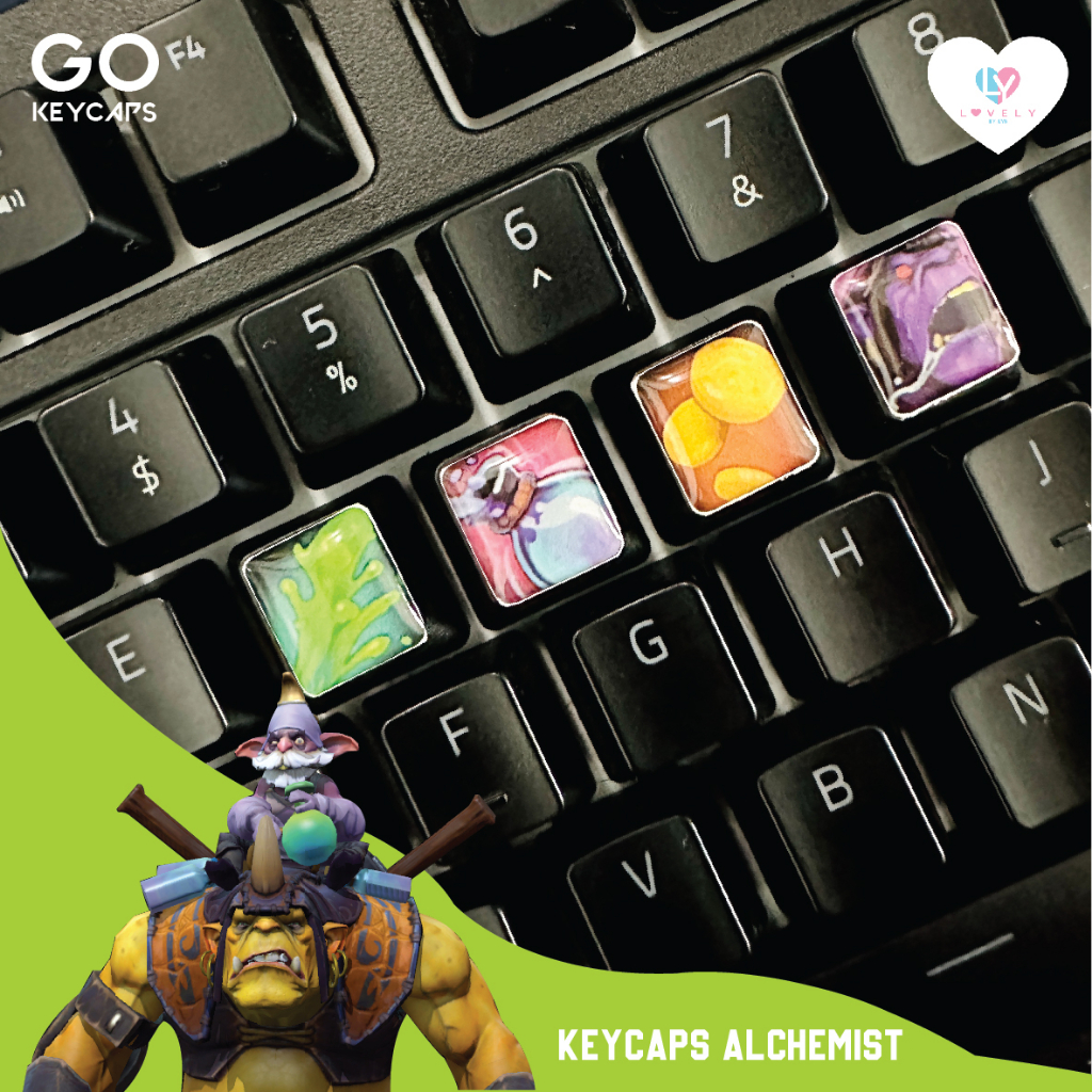 Keycaps PBT Dota 2 Alchemist Ability | Go KEYCAPS | Shopee Malaysia