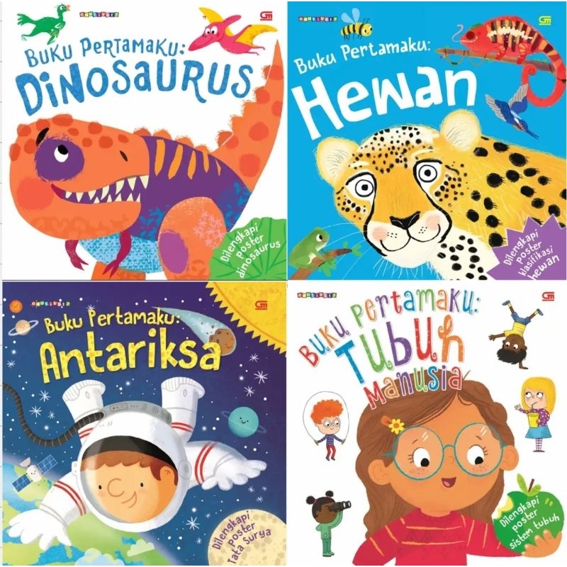 My First Book Series Miles Kelly Space Human Body Animals Dinosaurs ...