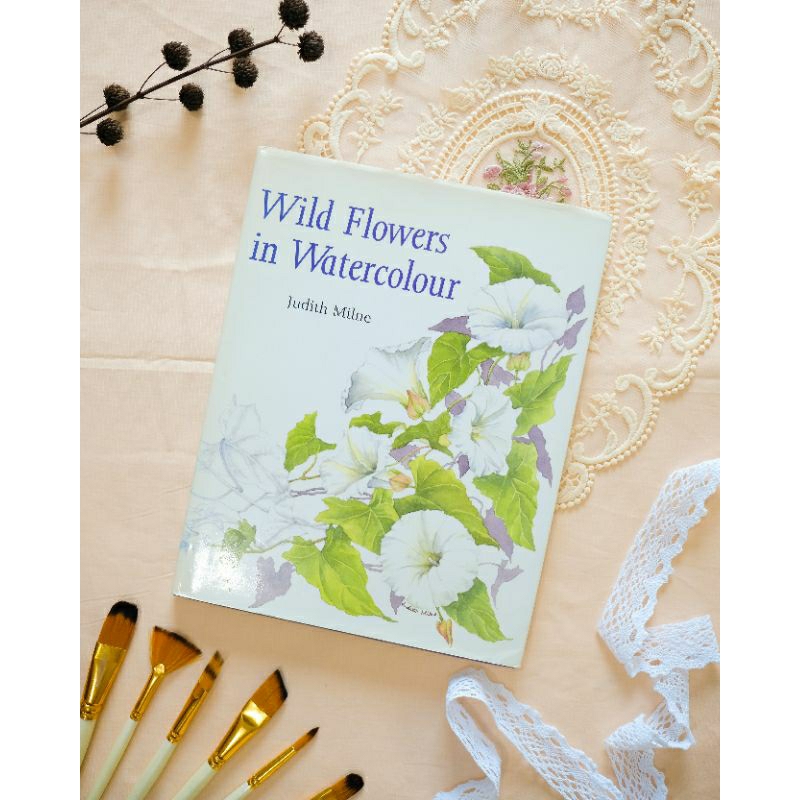 Wild Flowers in Watercolour | Judith Milne | Shopee Malaysia