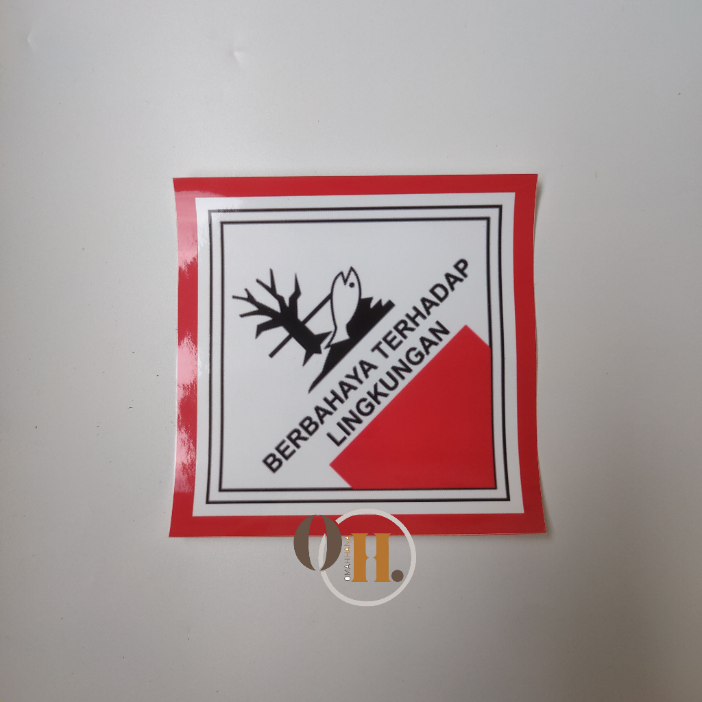 Dangerous Stickers Against the Environment - K3 Label Stickers, Hazard ...