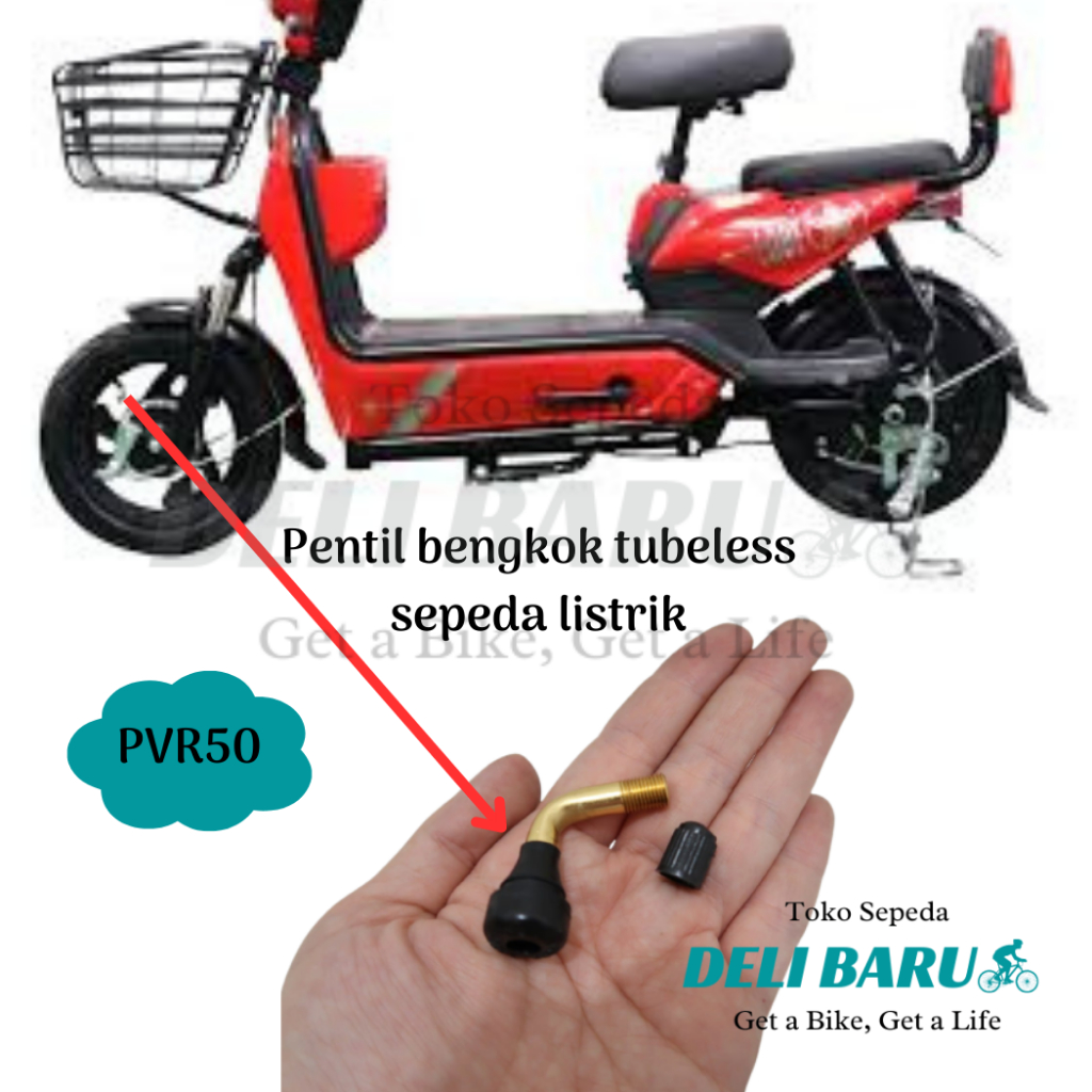 Pvr50 tubeless Tire Valve Bent model Hubcap tubles Without Tube In ...