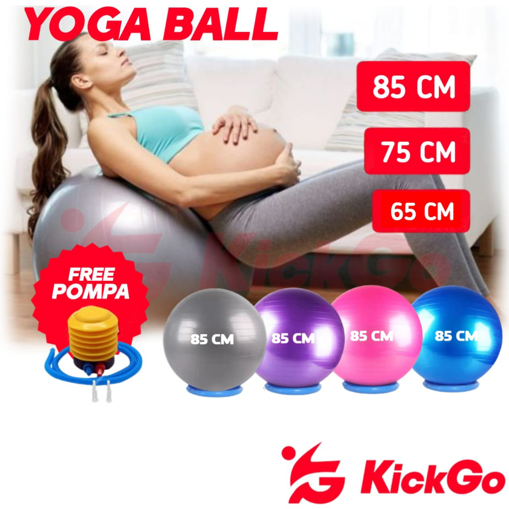 Kickgo Gymball Balloon Ball Sports Yoga Gym Pregnant Women 65cm 75cm ...