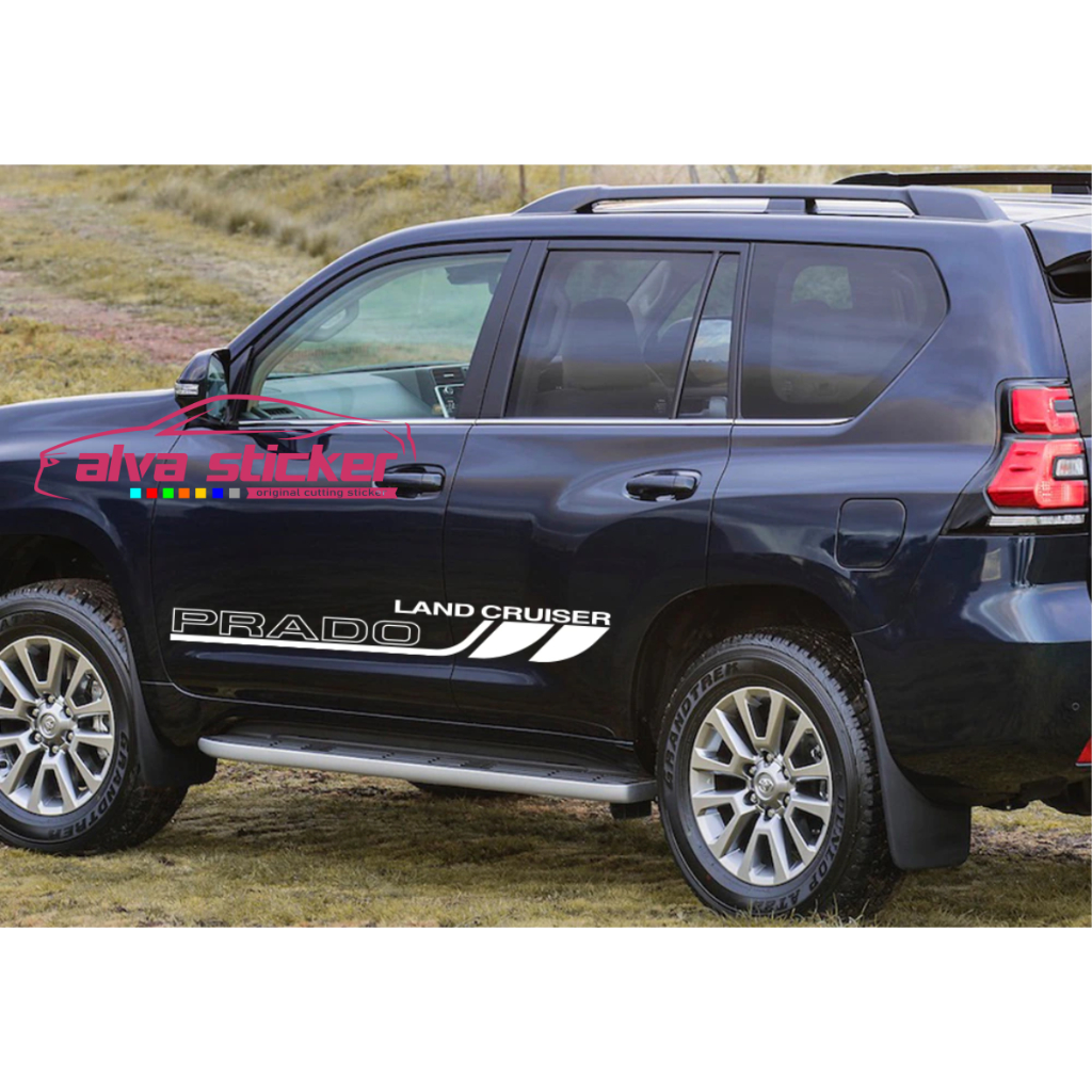 Sticker prado land cruiser sticker list stripe Car toyota prado land ...