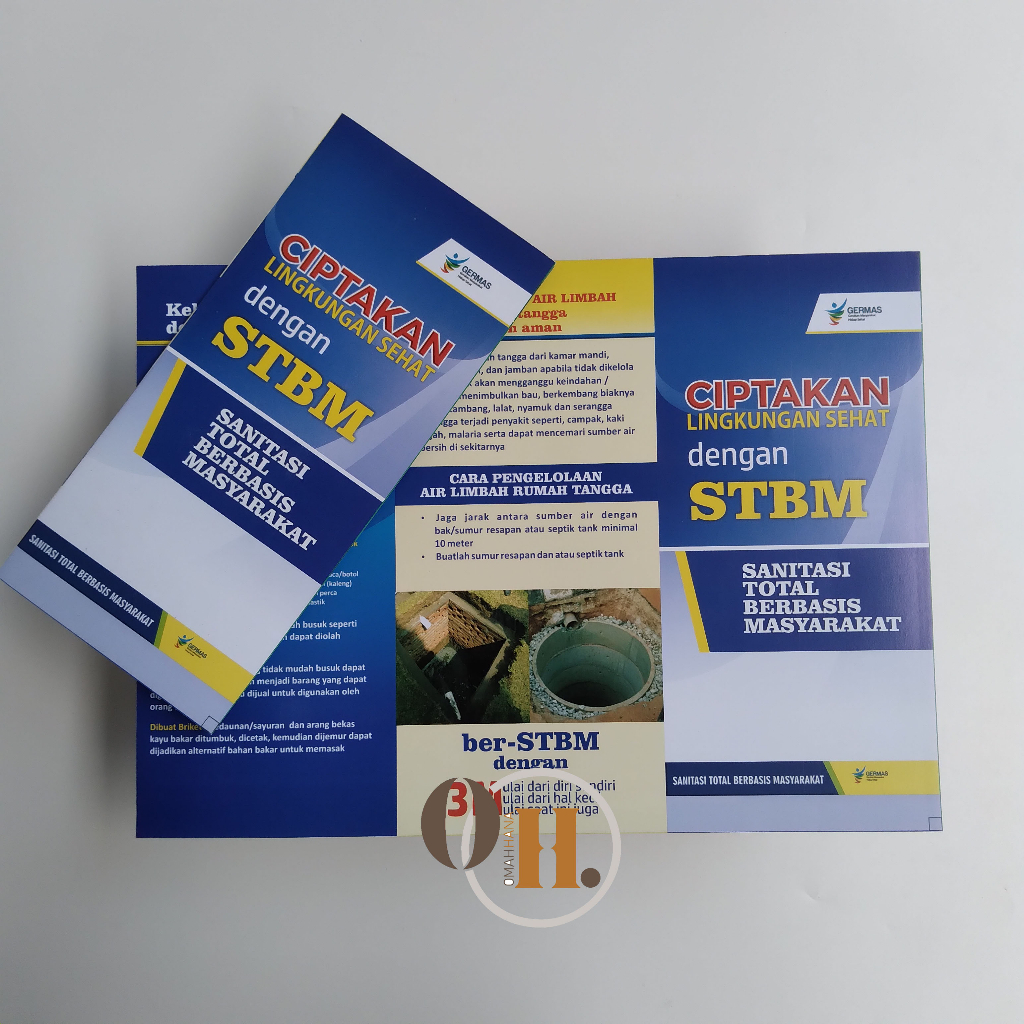 Stbm Leaflet - Community-Based Total Sanitation - Higiene Behavior - Brochure | Shopee Malaysia