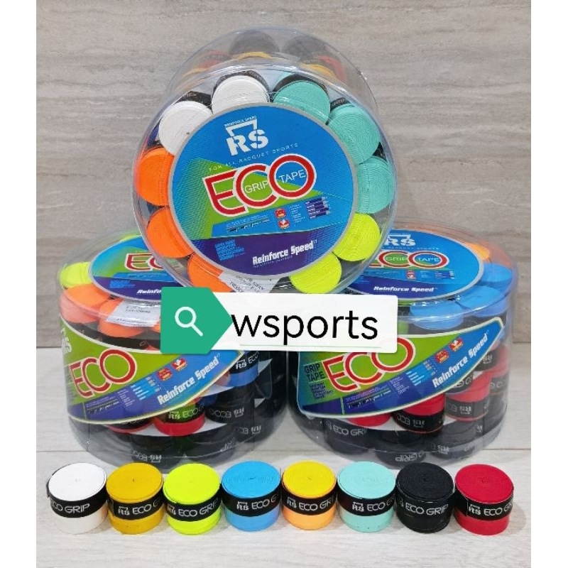 Original RS ECO Plain Spotted Badminton Rubber Grip | Shopee Malaysia
