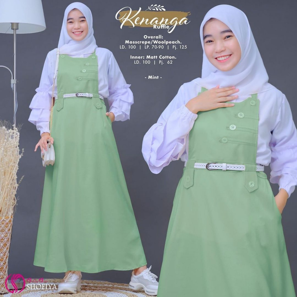[Raya 2024] [Blessing] Modern Ylang MUSLIM Clothes // Women's Overalls ...