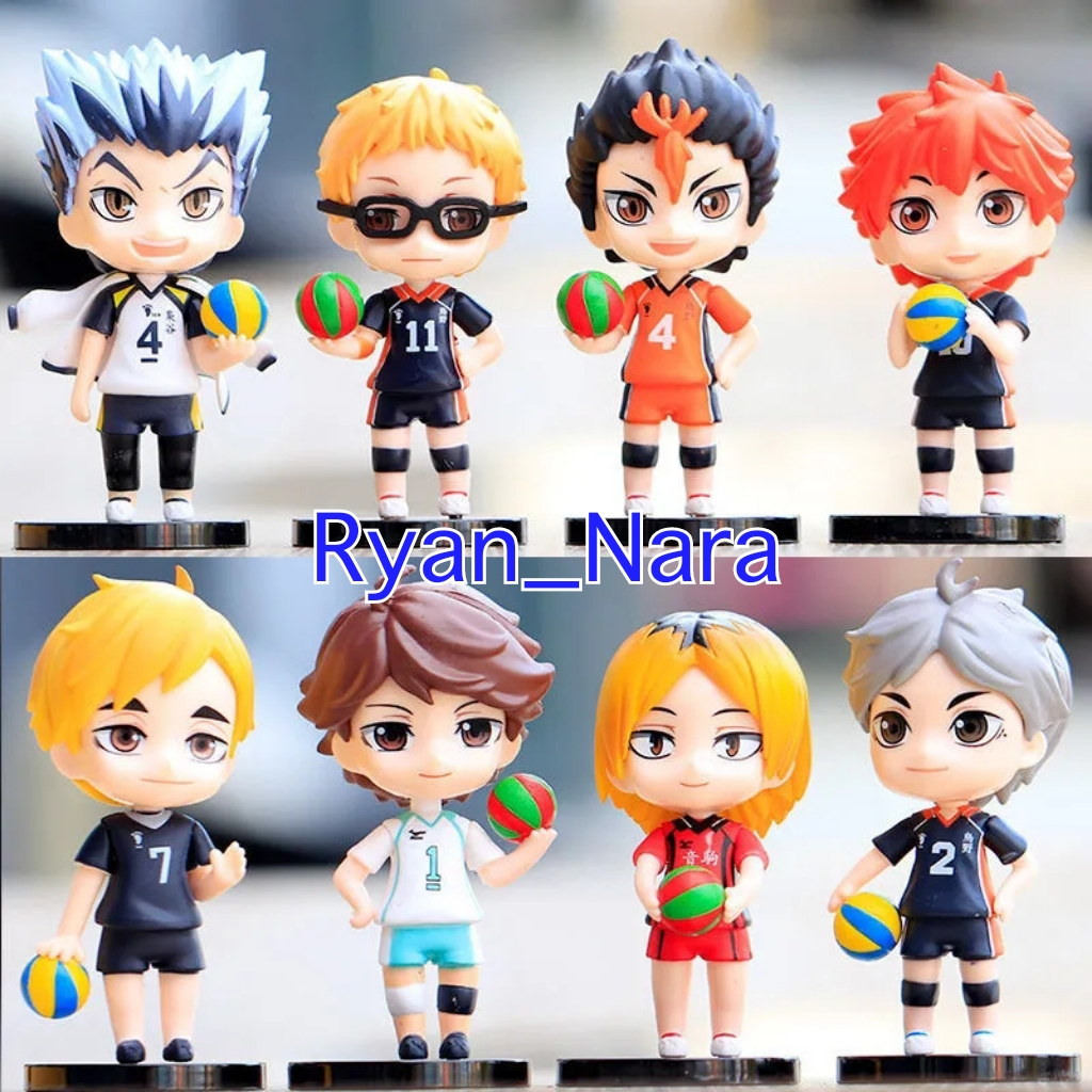 Toy Display Action Mini Figure Anime Haikyuu Hinata Yuu Atsumu Touru ...