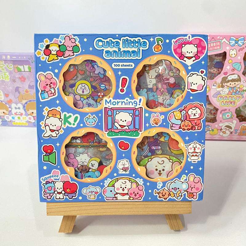 100pcs Waterproof PVC BT21 Stickers - BT21 Cute Stickers | Bt21 Sticker ...