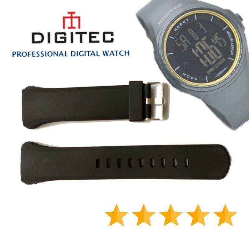Digitec DS 8086 Men's Rubber Watch Strap Digitec DS-8086 Watch Strap ...