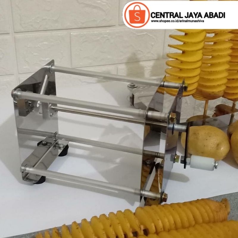 MESIN Spiral Potato Cutter | Threaded Potato Making Machine | Tornado ...