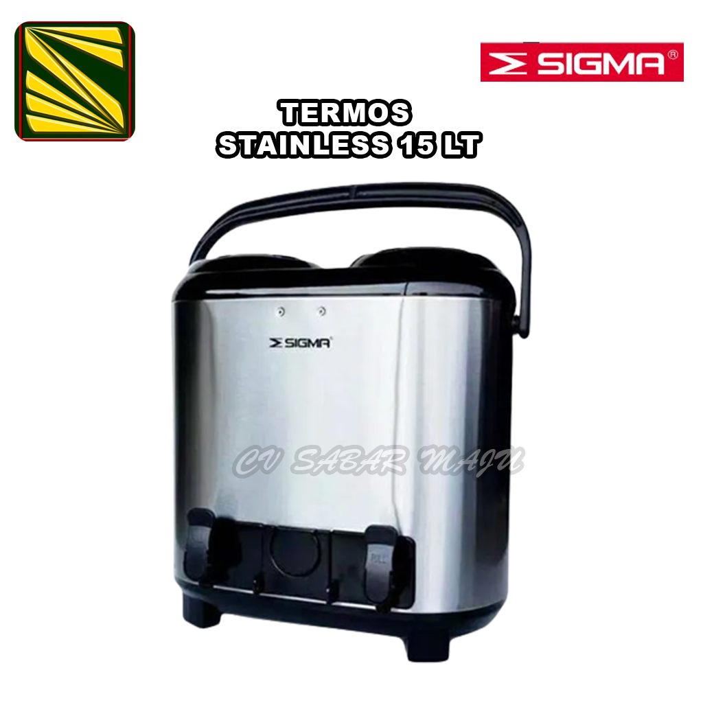 TERMOS Hot and cold water thermos / Jumbo stainless sigma 15 Liter ...