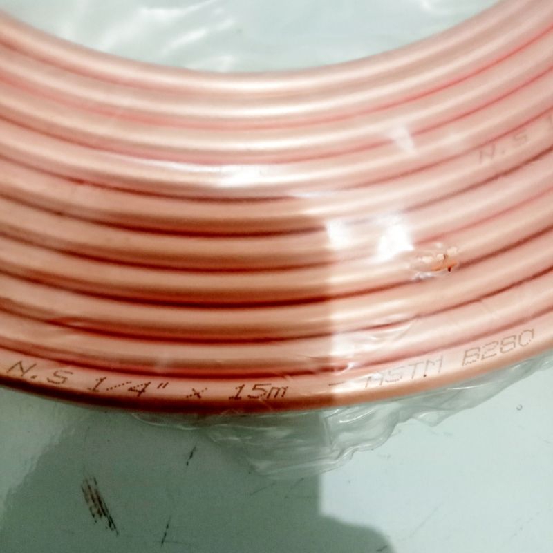 COPPER PIPE 1/4 METER BRAND NS | Shopee Malaysia