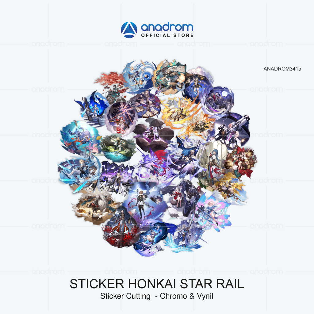 Sticker Char Honkai Star Rail I Sticker Chibi Character I Anadrom 3415 ...
