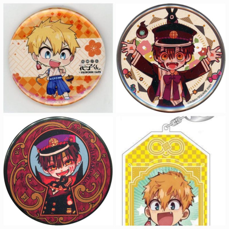 Hologram pins & keychain jibaku shonen Toilet-bound Hanako-kun ...