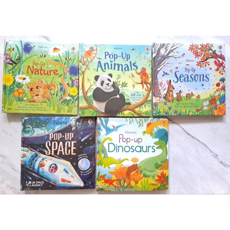 Original Usborne Pop Up Space/ Seasons/ Animals/ Nature/ Dinosaurs ...