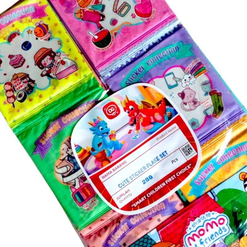 Momo STICKERS / CUTE MOMO STICKERS / CUTE FLAKE STICKERS / MOMO FLAKE ...