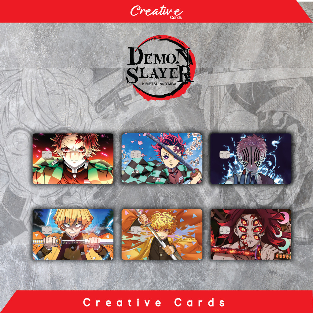 Sticker Sticker Garskin Atm Skin Card Anime - KIMETSU NO YAIBA - Demon ...