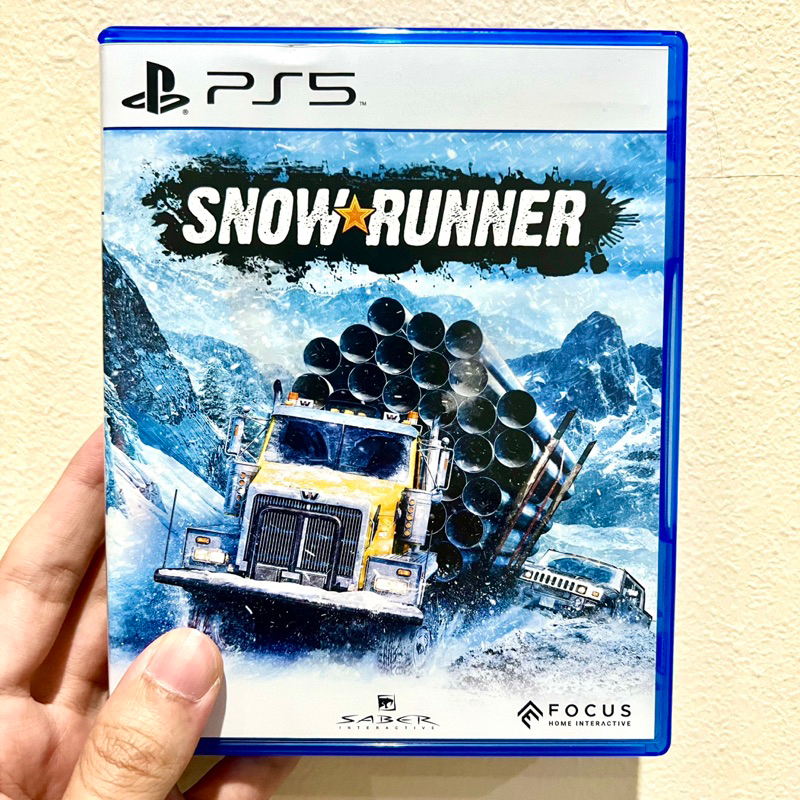 Cassette Snowrunner Ps5 game Truck simulator snow runer Playstation ps ...
