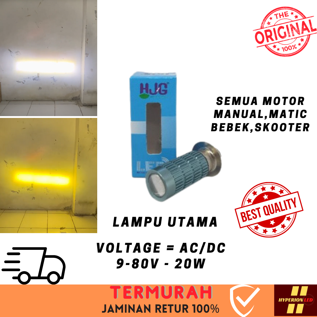 Led H6 LASER Hi Lo Beam 2 Colors All Motorcycle Brand HJG | Shopee Malaysia