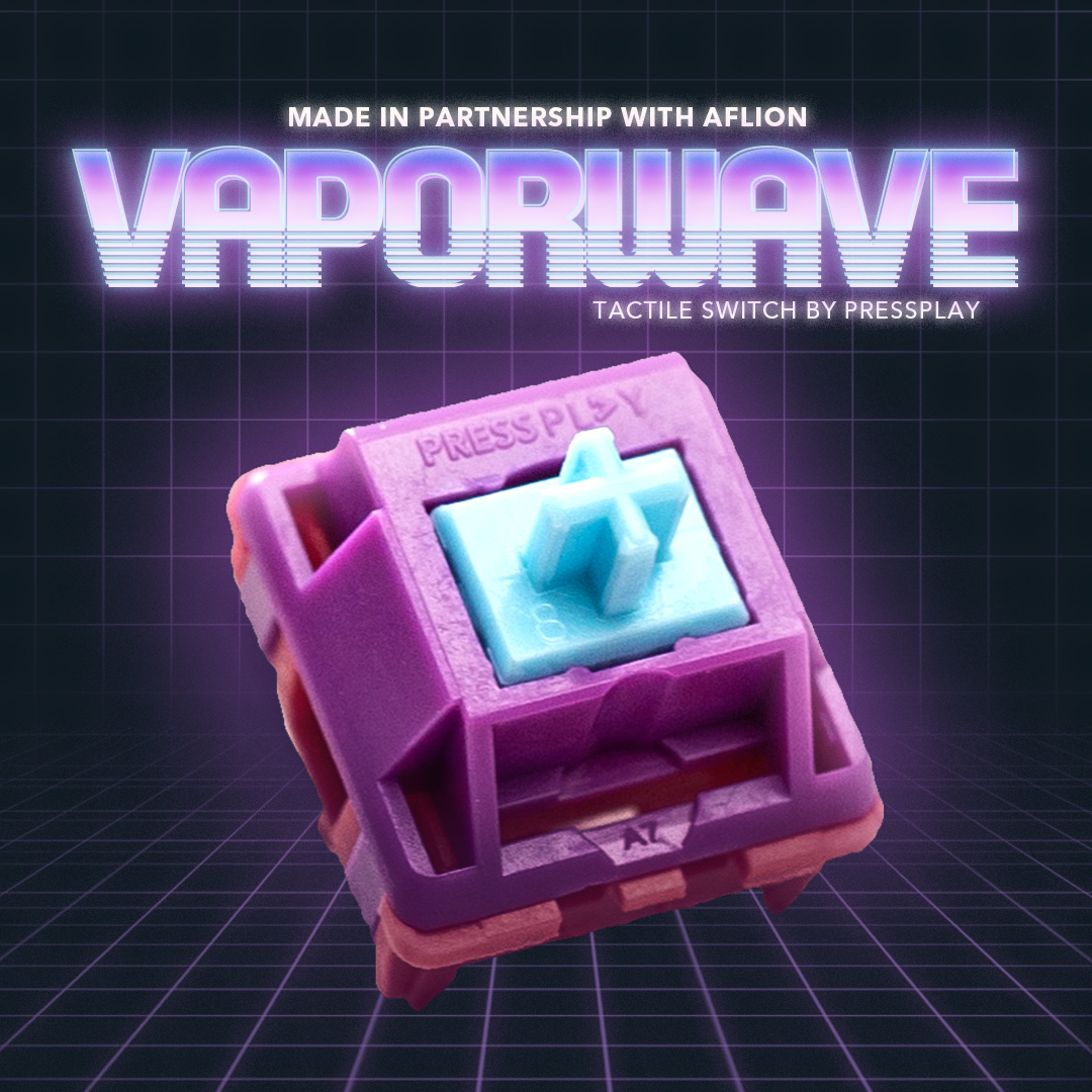 Vaporwave Tactile 60g 5pin Switch by Press Play | Shopee Malaysia