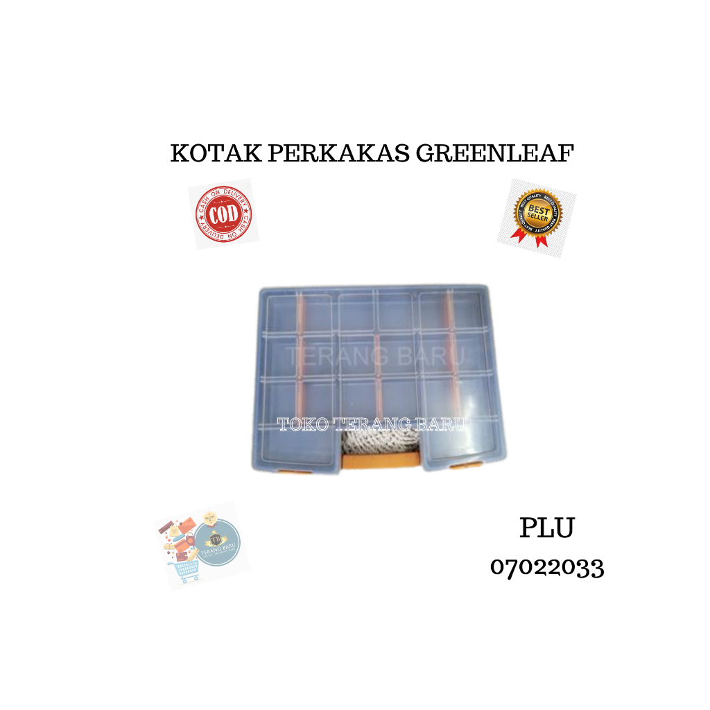 Green Leaf 1458 Plastic Tool Box Reiko Storage Box Spare Part 18 ...