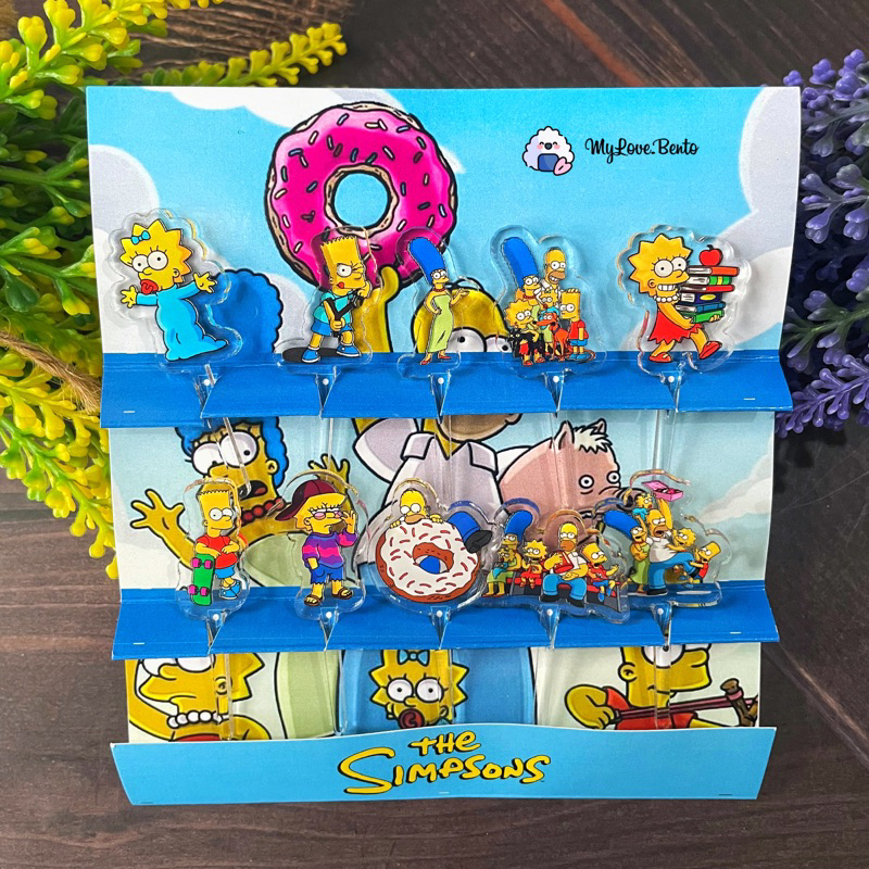 The Simpsons Food Picks Bento Skewers Foodpick School Lunch Box ...