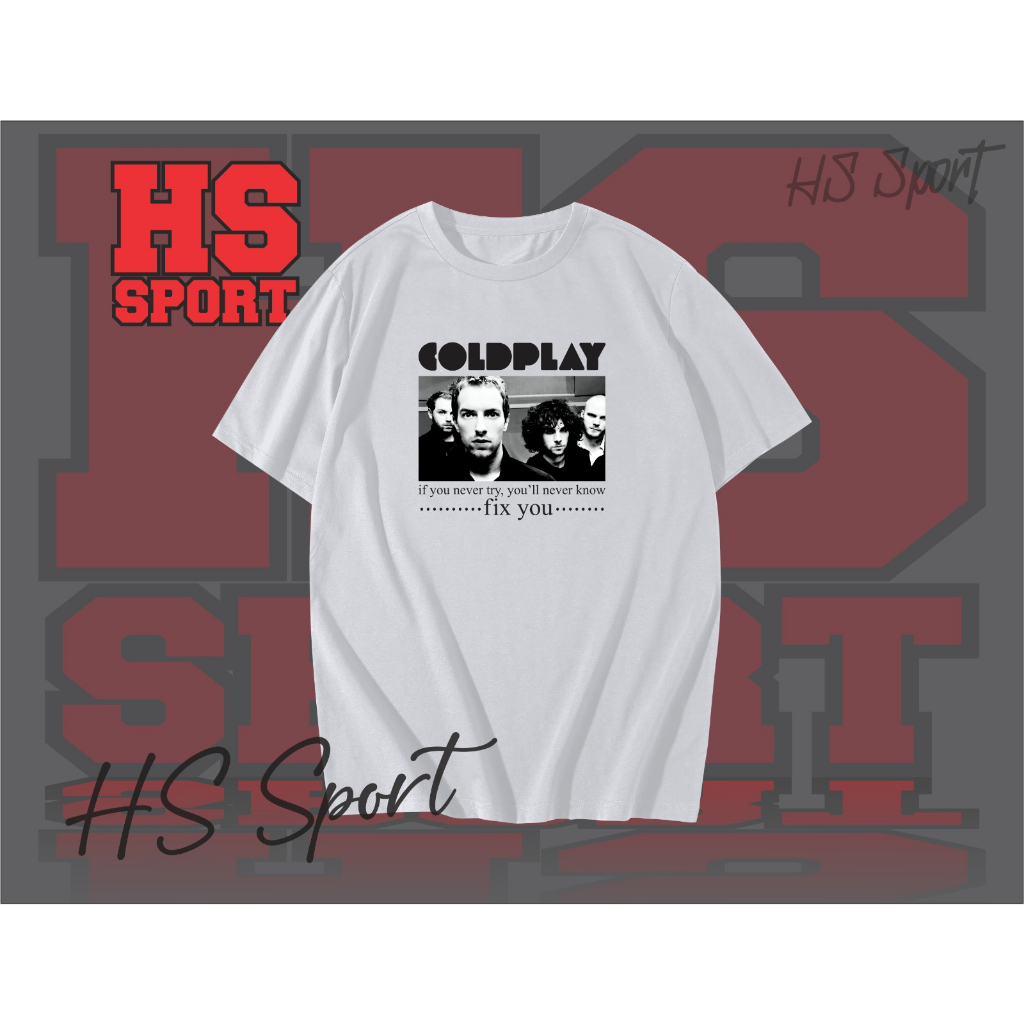 Coldplay CLOTHES - COLDPLAY T-SHIRTS IF YOU NEVER TRY YOU'LL NEVER KNOW ...