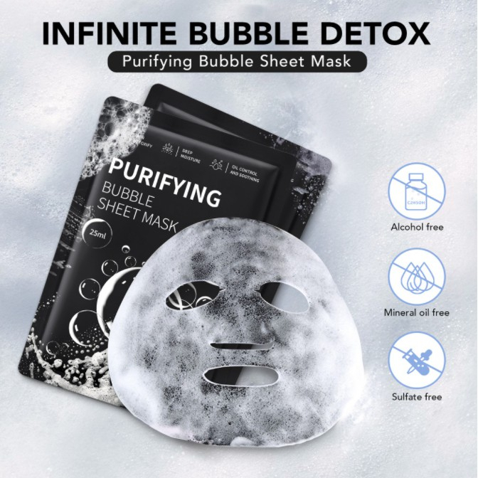 You Purifying Bubble Sheet Mask Bubble Detox 25ML - Face Mask | Moisturizer & Oil Control ...