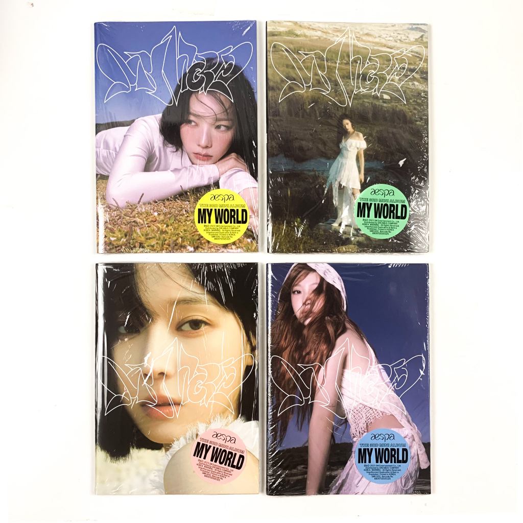 Aespa 3rd Mini Album - MY WORLD (Intro Ver.) + Poster | Shopee Malaysia