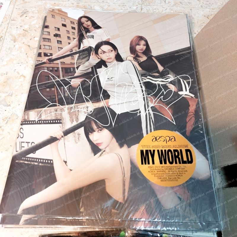 Aespa The 3rd Mini Album My World Tabloid Ver Sealed Shopee Malaysia