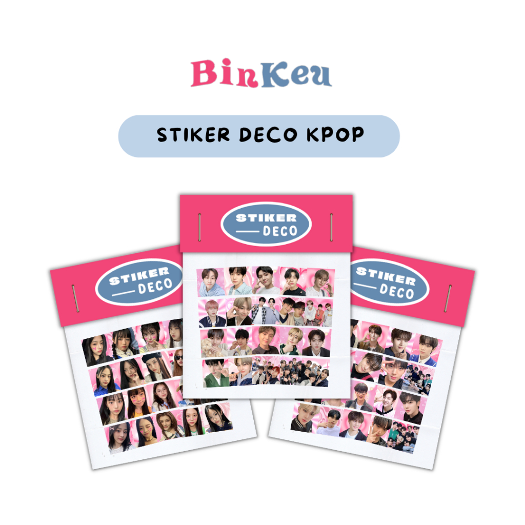Kpop Deco Stickers/Enhypen Deco Stickers, Aespa, Newjeans, NCT Dream ...