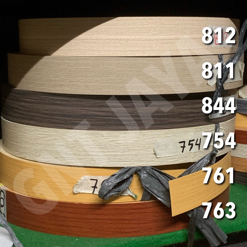EDGING CS LAMINATES PVC HPL wood taco motif wood texture fiber dark ...