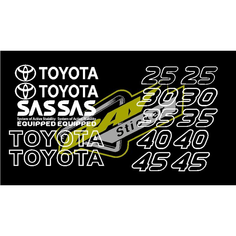 Forklift stickers TOYOTA | Shopee Malaysia