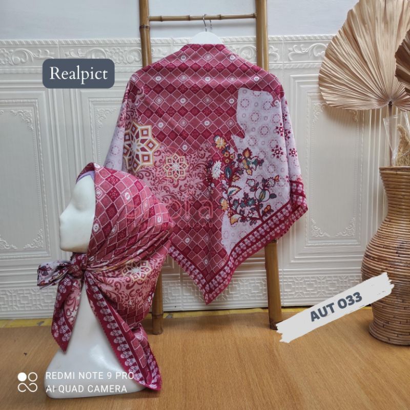 MERAH Hijab HIJAB Motif Premium Rectangular Latest Red SONGKET | Shopee ...