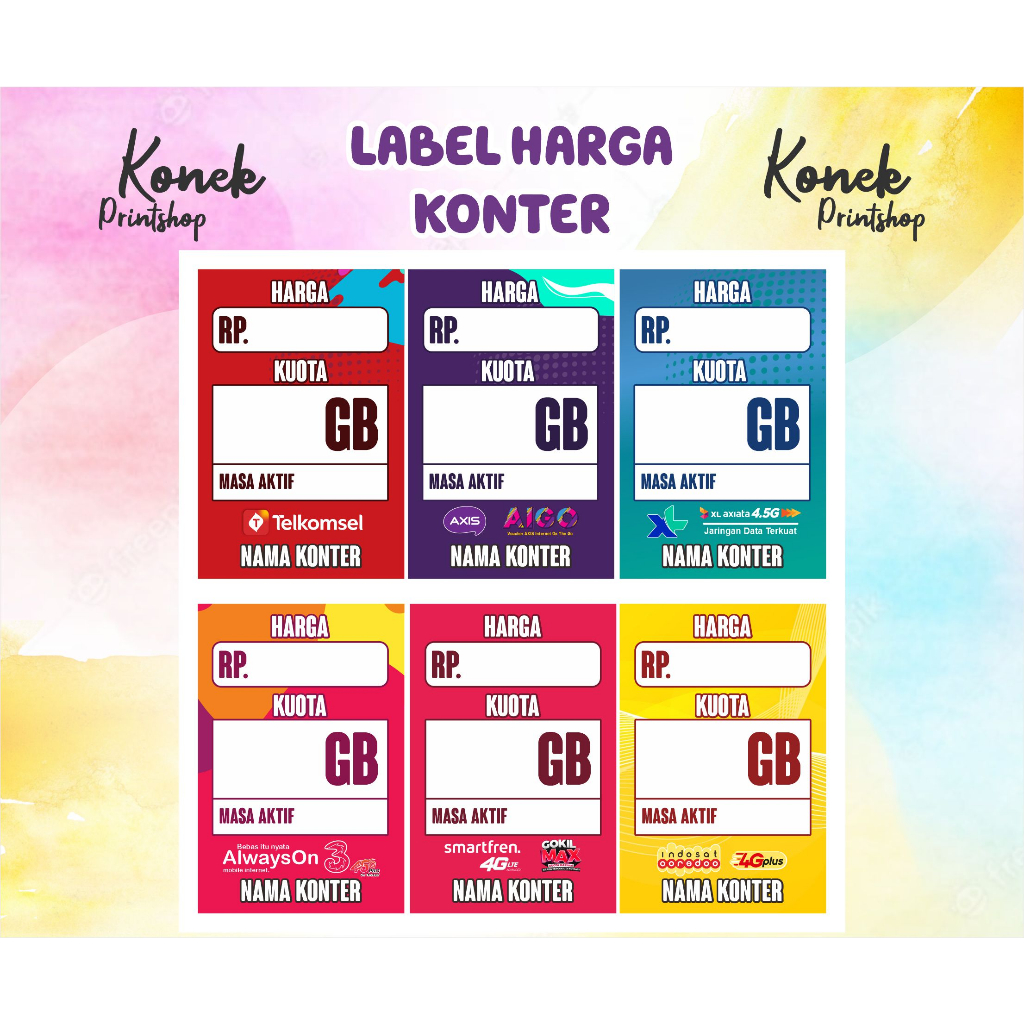 Counter Price Voucher Counter Price Label Counter Price Display ...