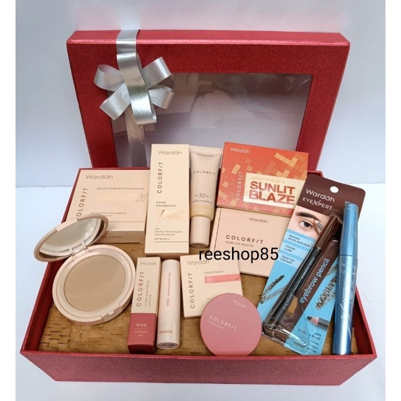 Wardah Colorfit Make Up Complete Package | Wardah Wedding Delivery ...