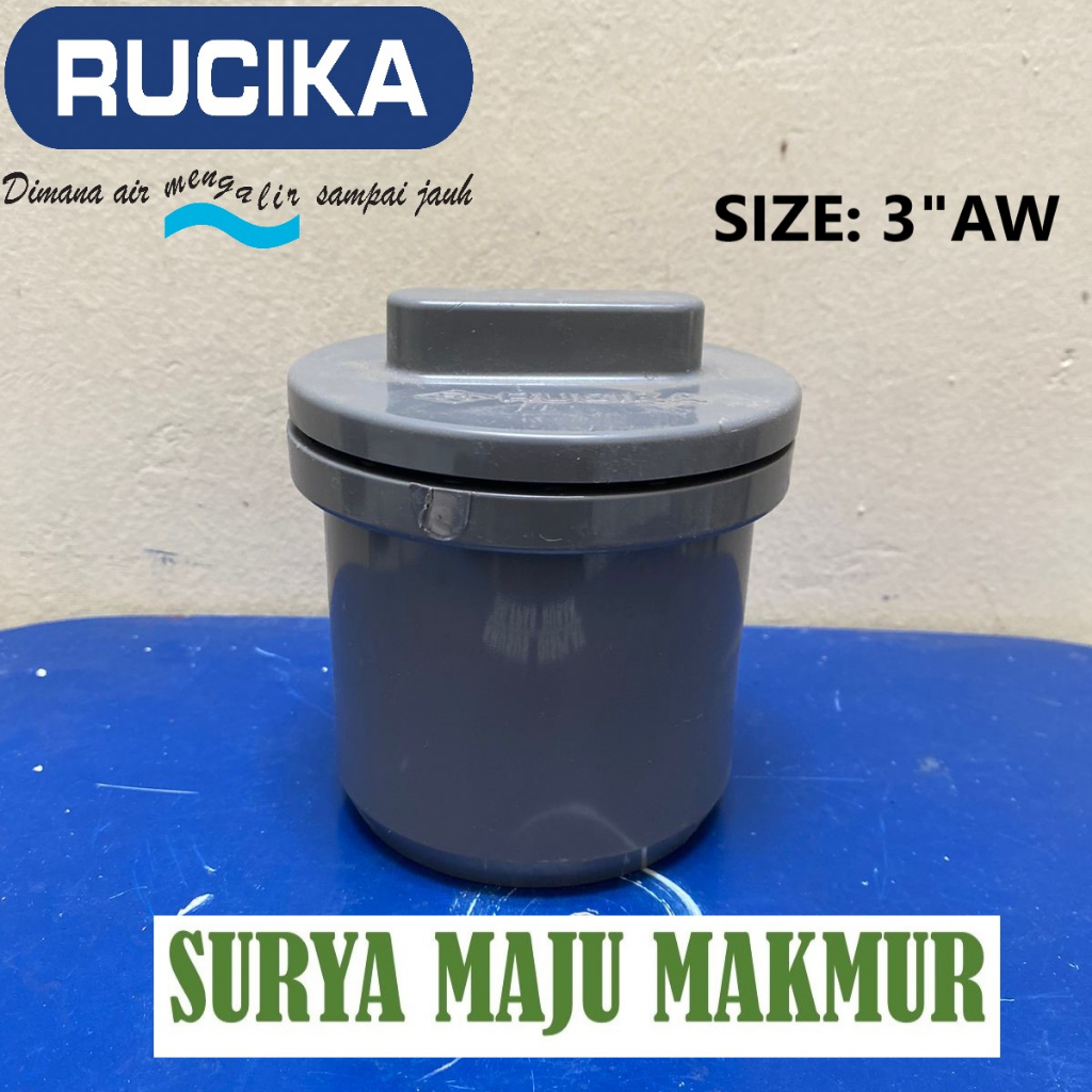 CLEAN OUT 3" INCH AW RUCIKA CO DRAT LID PIPE SEPTIC TANK CAP DOP ...