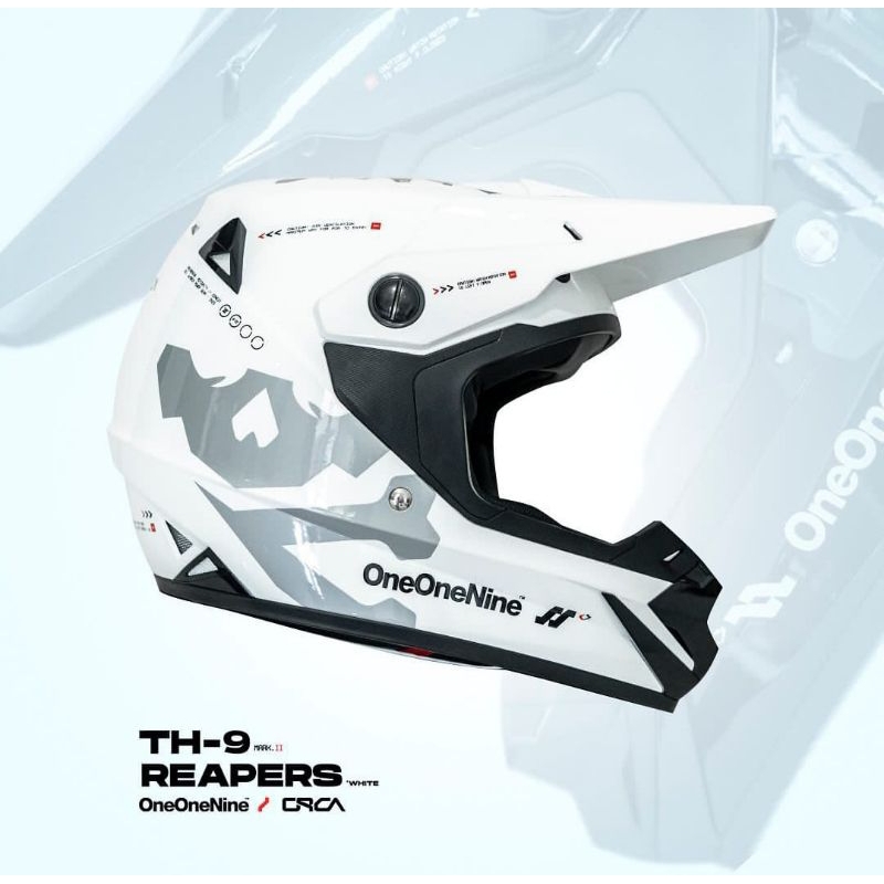Helmet CROSS/SUPERMOTO RSV ORCA TH9 & VORTEX LIMITED EDITION | Shopee ...