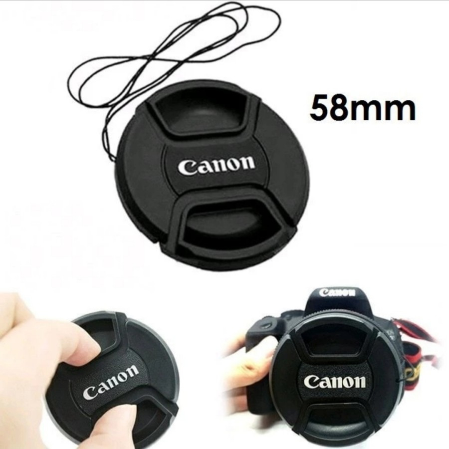 Canon 58mm lens cap camera lens cap for Canon | Shopee Malaysia