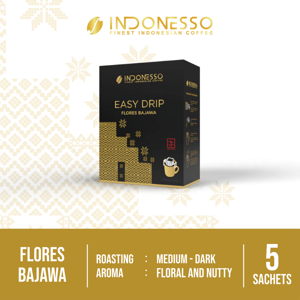 Indonesso Flores Bajawa Specialty Grade Easy Coffee Drip Bag Drip ...