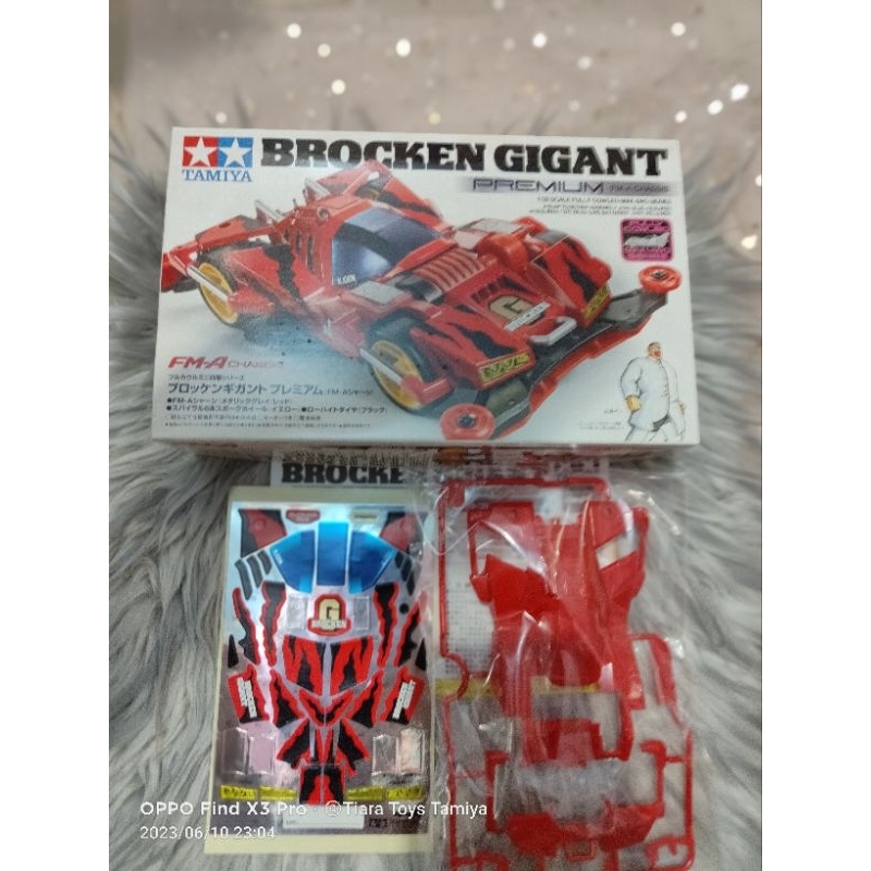 Tamiya 19452 Body Broken Brocken Gigant Premium FM-A Fma Chassis+Decal ...