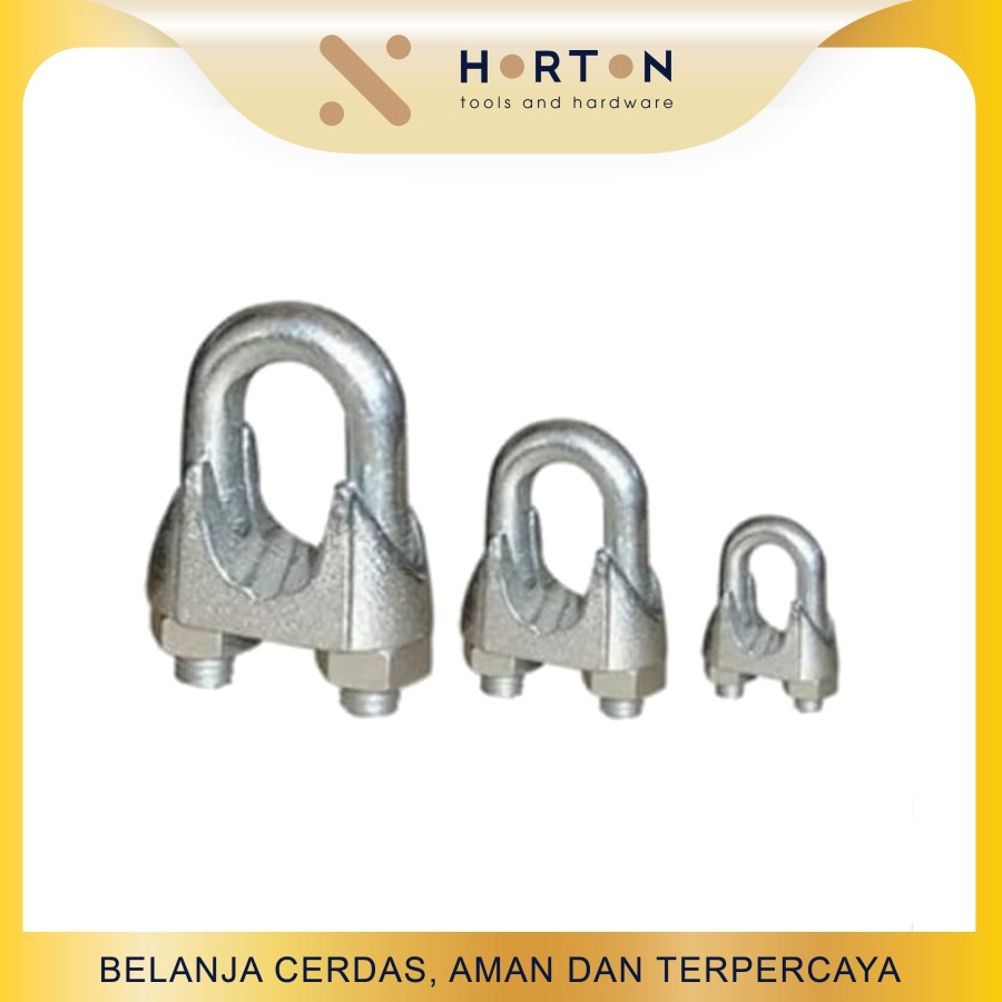 Cable Sling Wire Clamps 20 MM 22 MM / Cable Sling Clamps / Wire Rope ...
