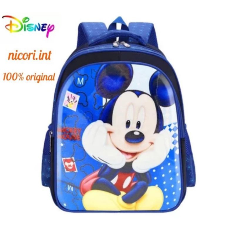 Mickey MOUSE 3D ORIGINAL IMPORT Children's School Backpack - MICKEY ...
