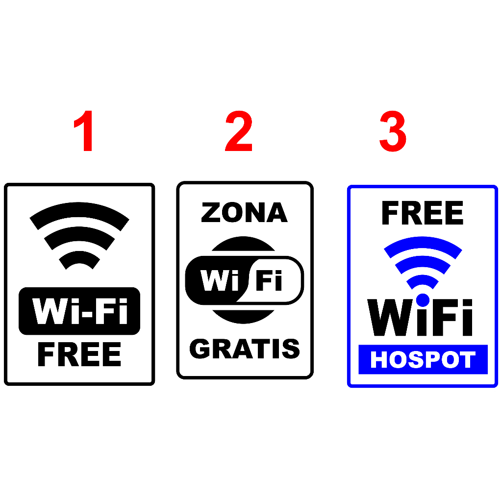 Wifi STICKER | Shopee Malaysia