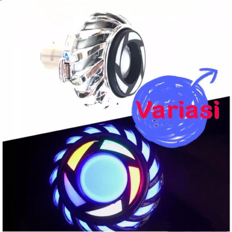 MERAH Projie MINI LED STOP Light Blue Red Yellow RAINDBOW Rear Brake ...
