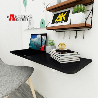 Wall Folding Table Wall Study Desk Wall Work Shelf Paste Iron Bracket ...