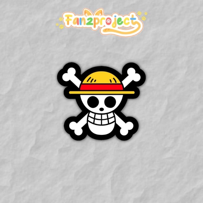 Mugiwara ONE PIECE LOGO STICKER | Shopee Malaysia